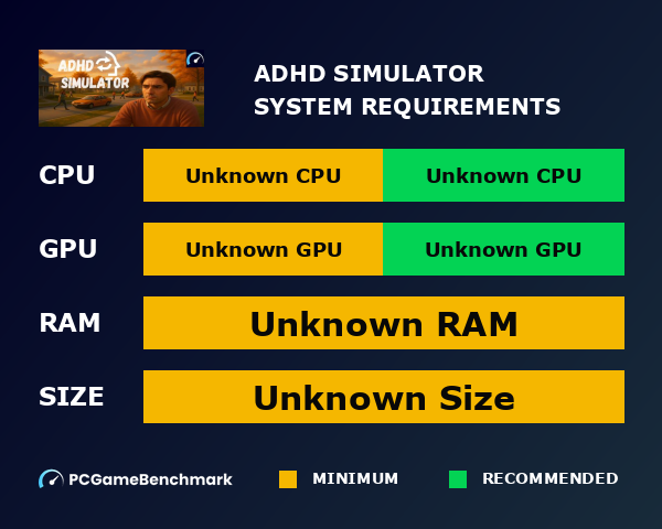 ADHD Simulator - PCGameBenchmark
