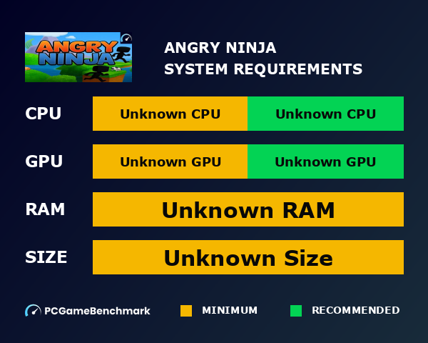 Angry Ninja - PCGameBenchmark