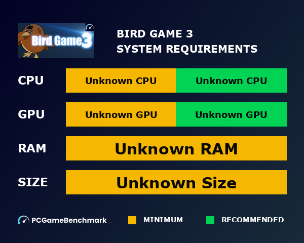 Bird Game 3 - PCGameBenchmark