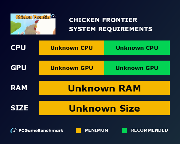 Chicken Frontier - PCGameBenchmark