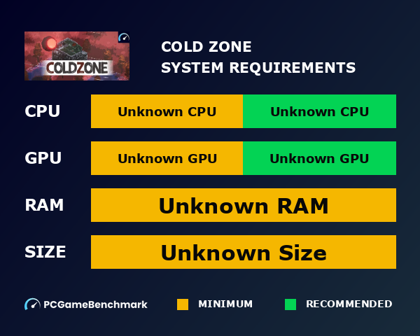 Cold Zone:冷区 - PCGameBenchmark