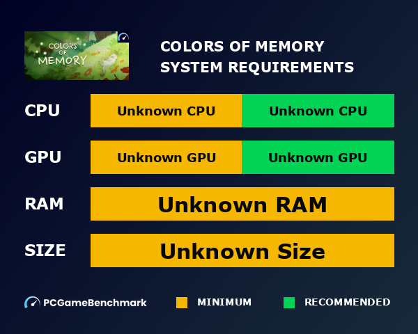 Colors of Memory - PCGameBenchmark