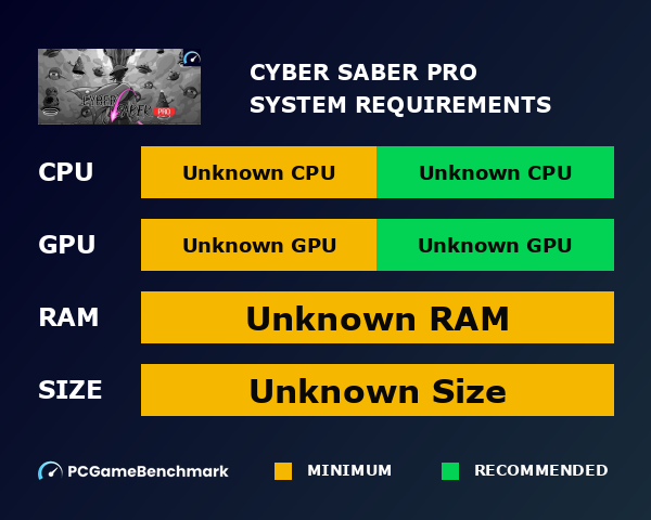 Cyber Saber PRO - PCGameBenchmark
