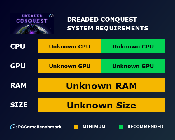 Dreaded Conquest - PCGameBenchmark