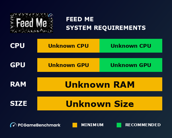Feed Me - PCGameBenchmark