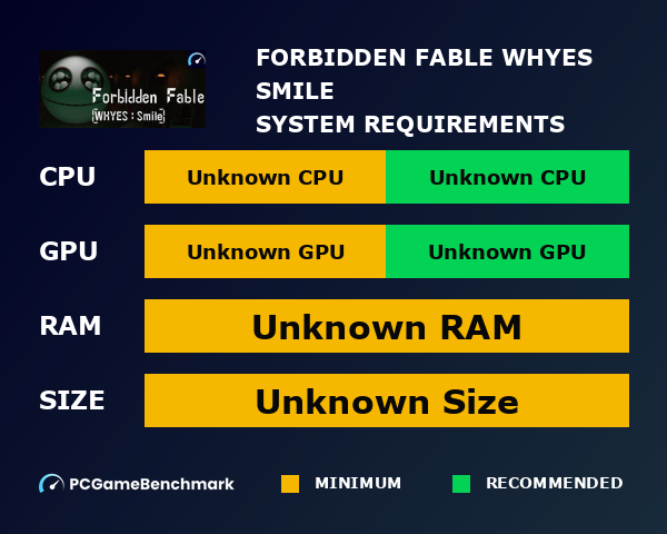 Forbidden Fable: [WHYES: Smile] - PCGameBenchmark