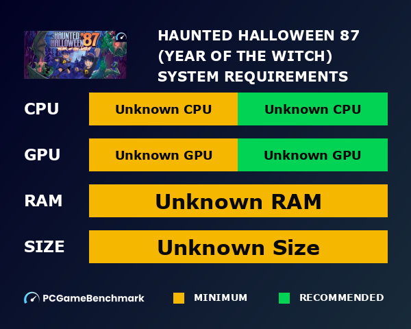 HAUNTED: Halloween '87 (Year of the Witch) - PCGameBenchmark