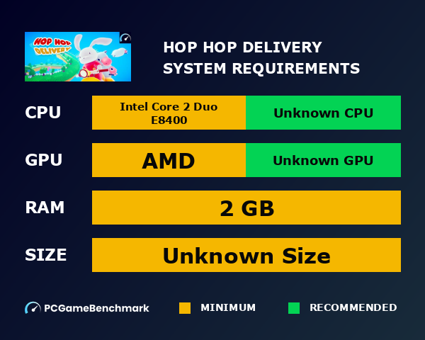 Hop Hop Delivery! system requirements - PCGameBenchmark