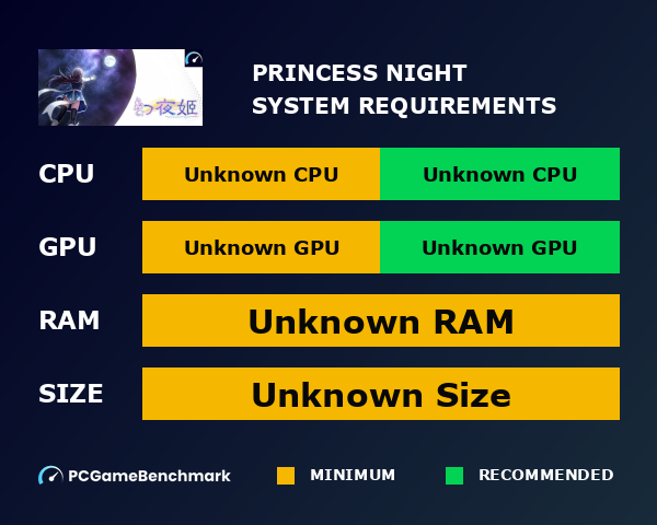 幻夜姬 Princess night - PCGameBenchmark