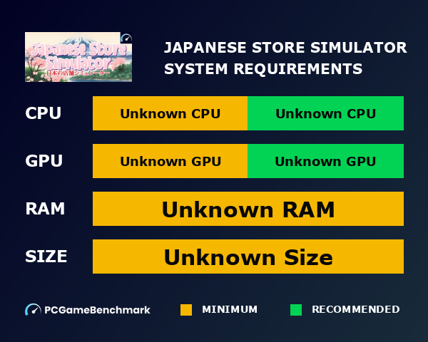 Japanese Store Simulator - PCGameBenchmark