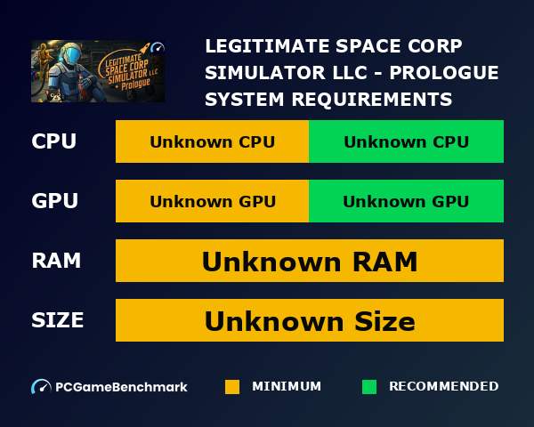 Legitimate Space Corp Simulator LLC - Prologue - PCGameBenchmark