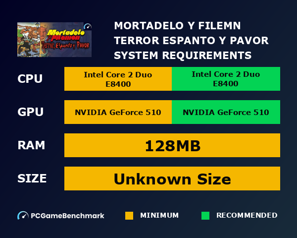 Mortadelo y Filemón: Terror, Espanto y Pavor system requirements ...