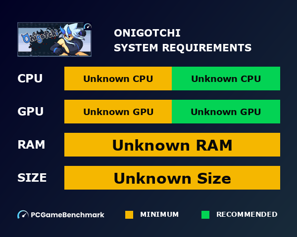 Onigotchi - PCGameBenchmark