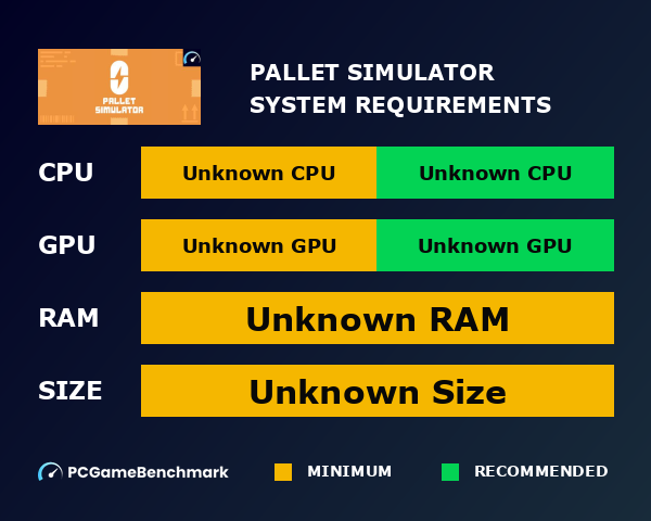 Pallet Simulator - PCGameBenchmark