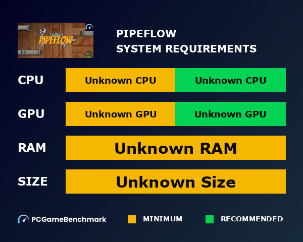 PipeFlow - PCGameBenchmark