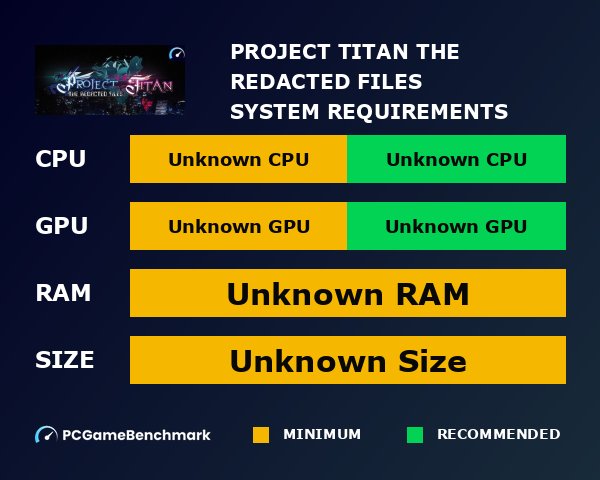 Project Titan: The Redacted Files - PCGameBenchmark