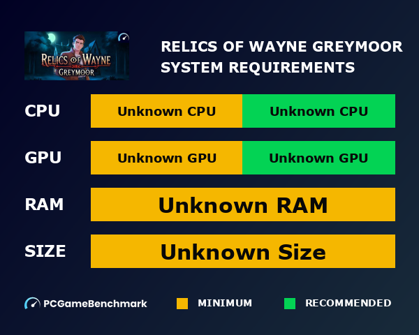 Relics of Wayne: Greymoor - PCGameBenchmark