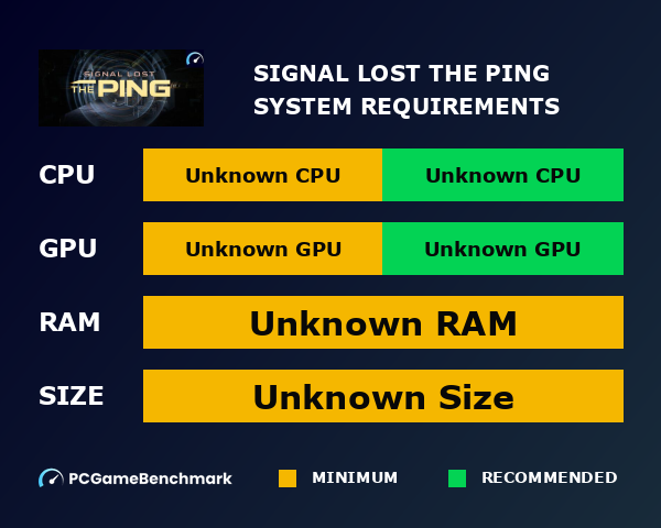 Signal Lost: The Ping - PCGameBenchmark