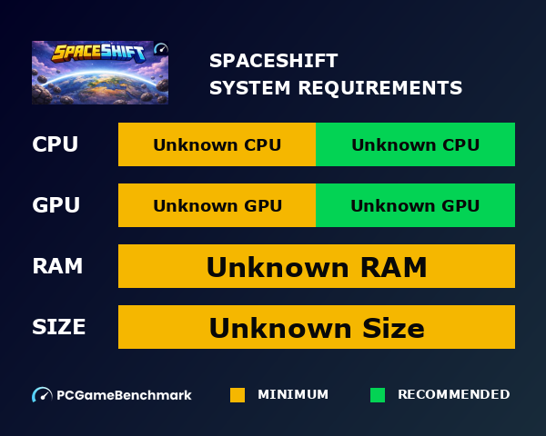 SpaceShift - PCGameBenchmark