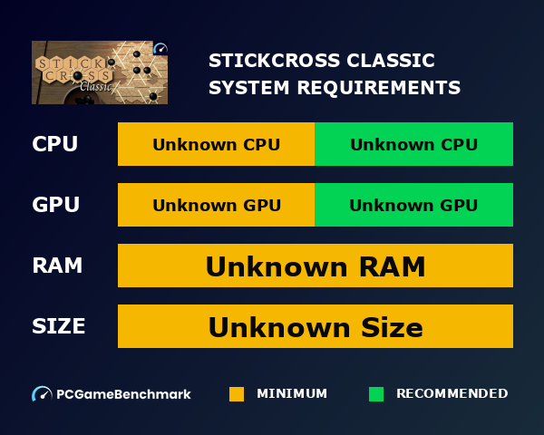 Stickcross Classic - PCGameBenchmark
