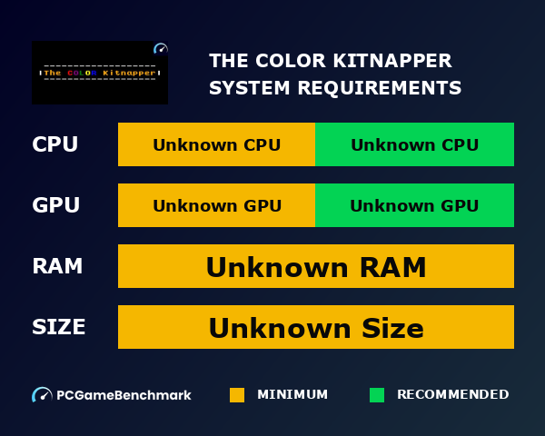 The Color Kitnapper - PCGameBenchmark
