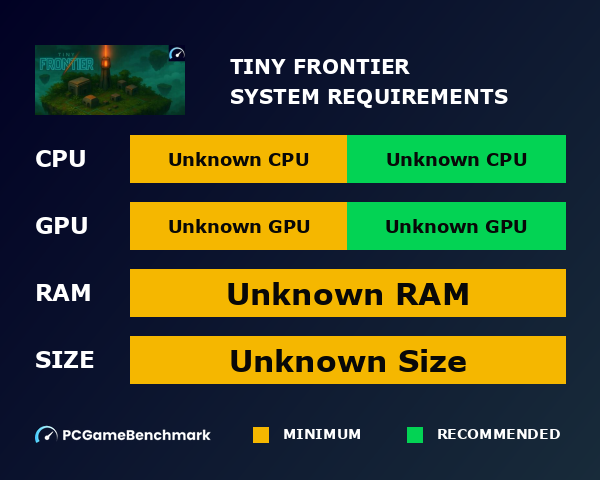 Tiny Frontier - PCGameBenchmark