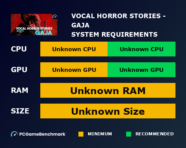 Vocal Horror Stories - Gaja - PCGameBenchmark