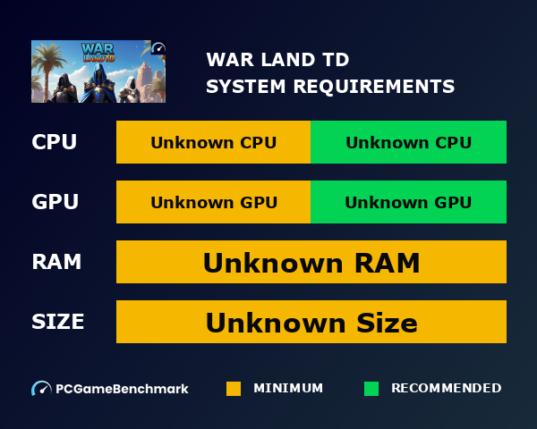 War Land TD - PCGameBenchmark