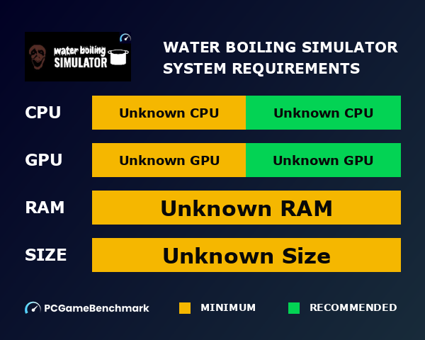 Water Boiling Simulator - PCGameBenchmark